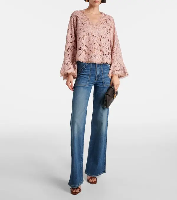 Dorothee Schumacher Lacy Dream Floral Top