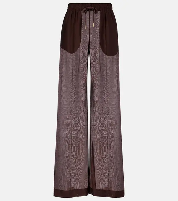 TOM FORD Cotton And Silk Palazzo Pants