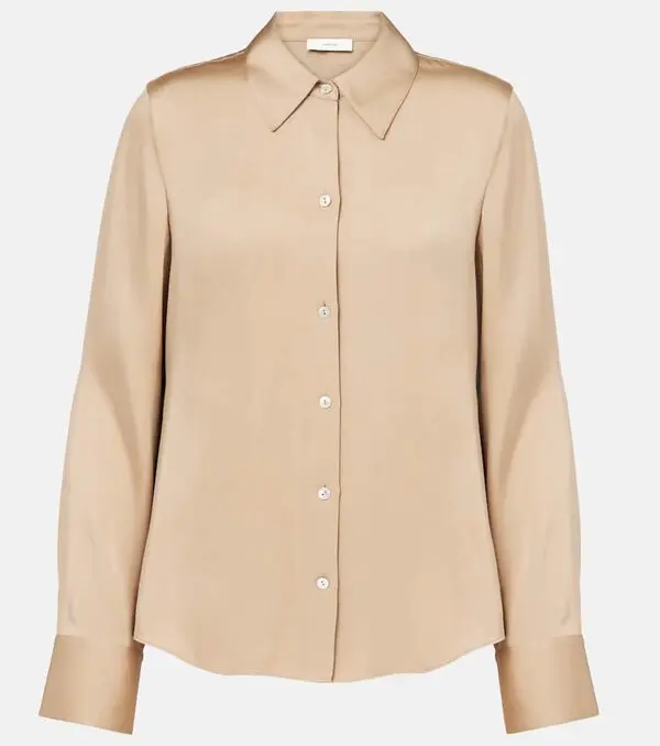 Vince Silk-blend Satin Shirt