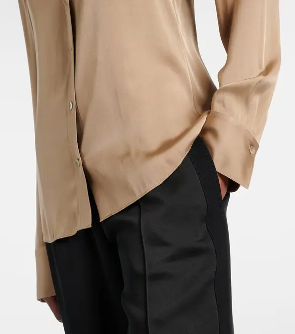 Vince Silk-blend Satin Shirt