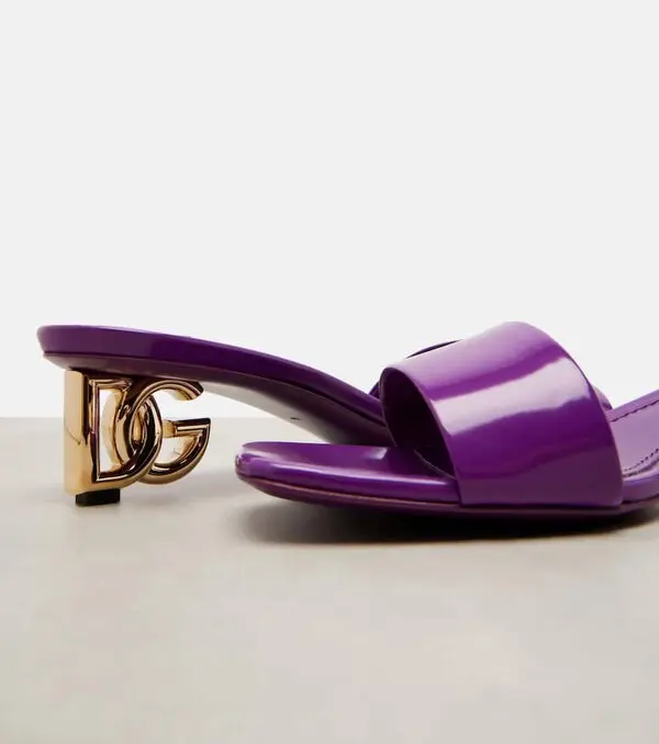 Dolce & Gabbana Dg Leather Mules