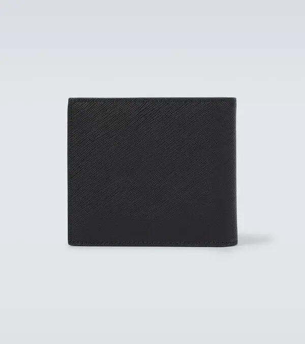 Prada Logo Saffiano Leather Wallet