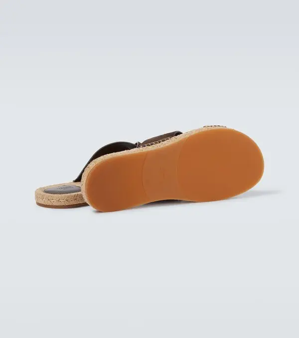 Zegna Suede Espadrille Sandals