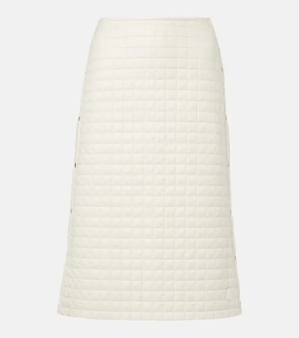 Moncler Quilted Midi Skirt