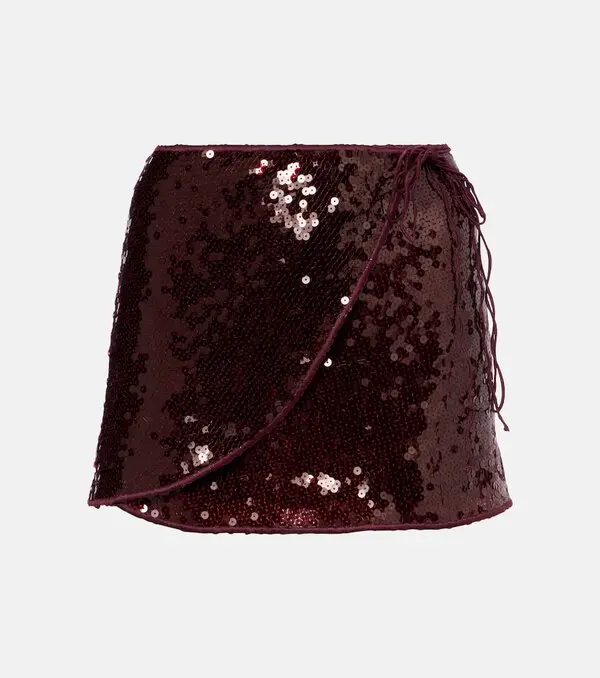 Oseree Marylin Sequined Miniskirt