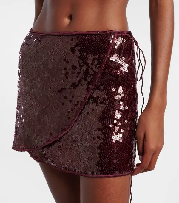 Oseree Marylin Sequined Miniskirt