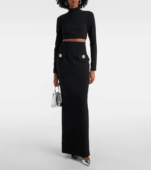 Costarellos Embellished Maxi Skirt