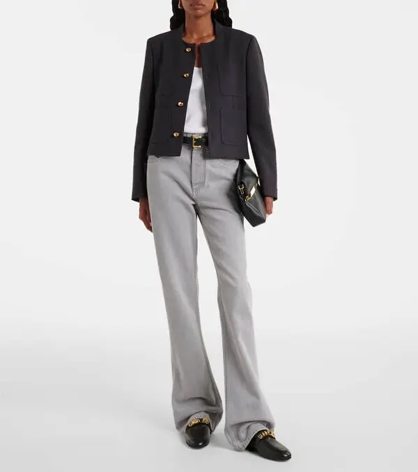 TOD'S Embellished Leather Loafers