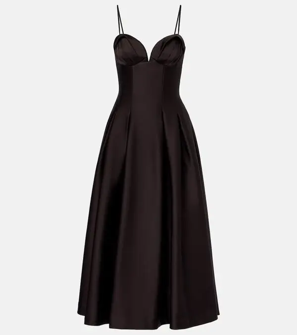 Rebecca Vallance Saskia Corset Dress - Brown
