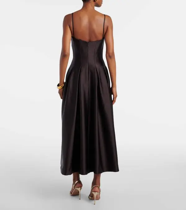 Rebecca Vallance Saskia Corset Dress - Brown