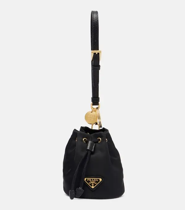Prada Re-nylon Bag Charm - Black