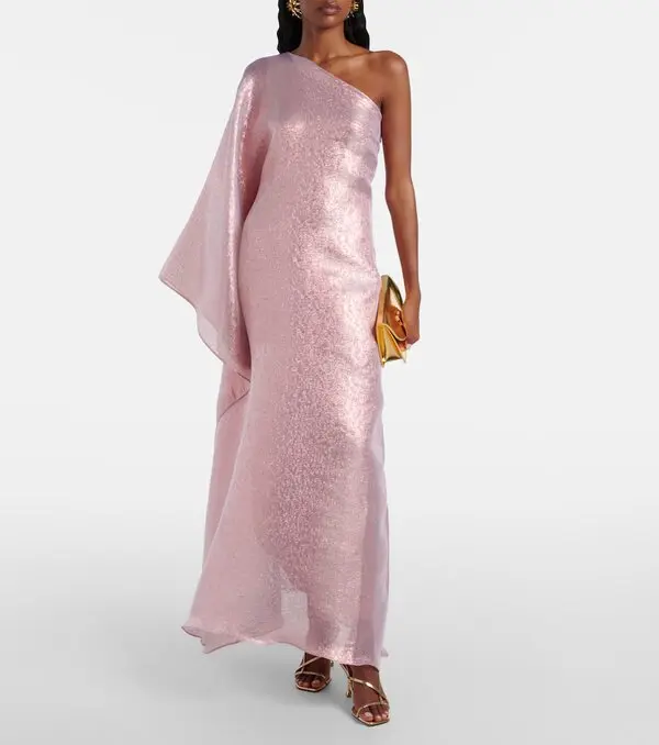 TALLER MARMO Betsy One-shoulder Fil Coupe Gown
