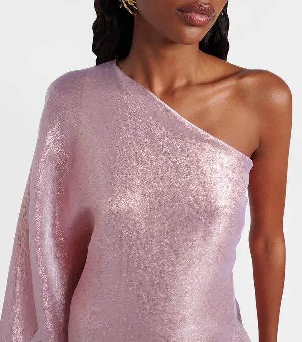 TALLER MARMO Betsy One-shoulder Fil Coupe Gown