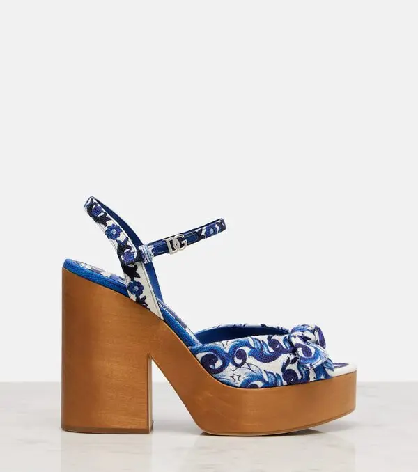 Dolce & Gabbana Majolica Sandals