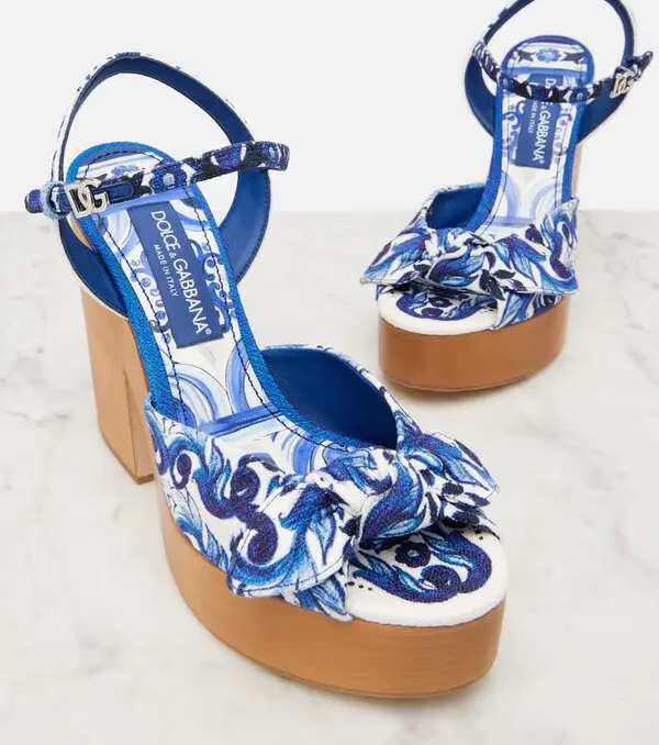 Dolce & Gabbana Majolica Sandals
