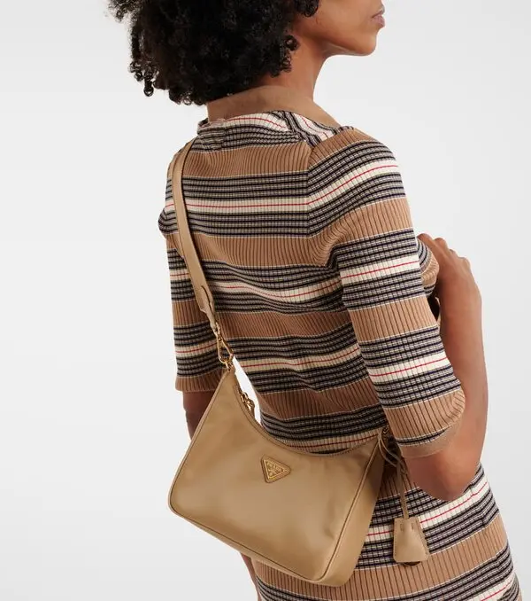 Prada Re-edition 2005 Re-nylon Shoulder Bag - Brown