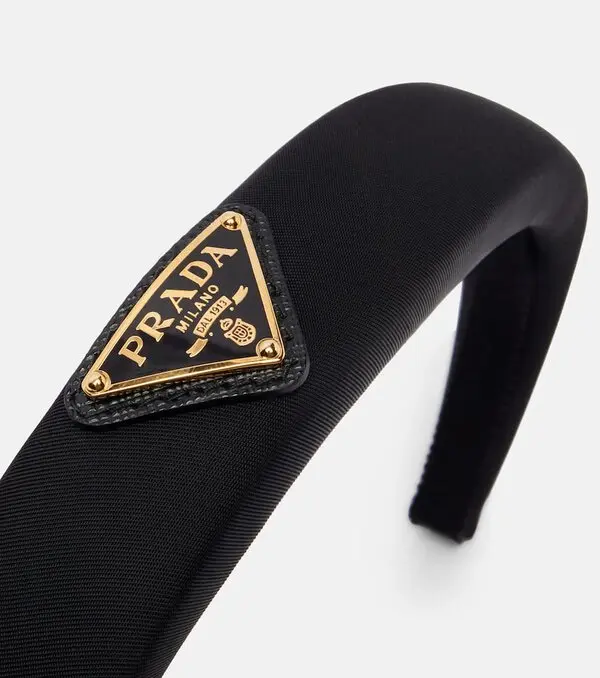 Prada Re-nylon Headband - Black