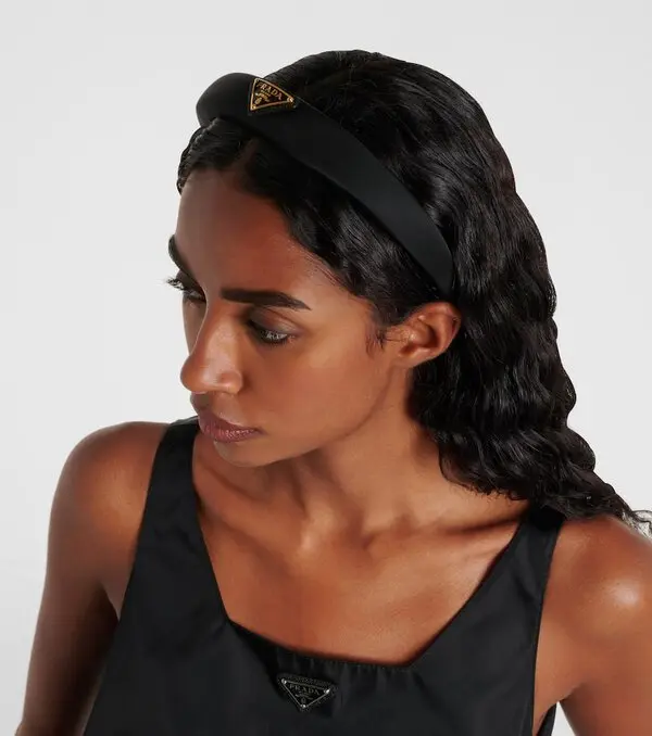 Prada Re-nylon Headband - Black