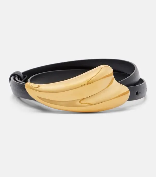 TOM FORD Liza Leather Belt - Black