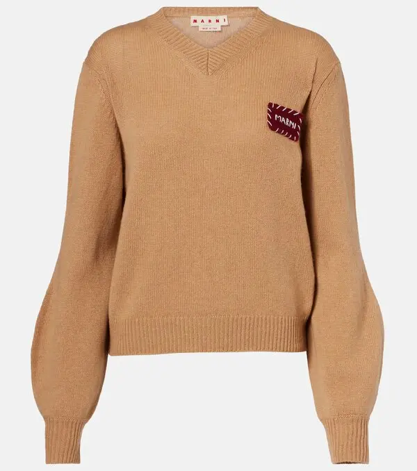 Marni Patch-applique Cashmere Sweater
