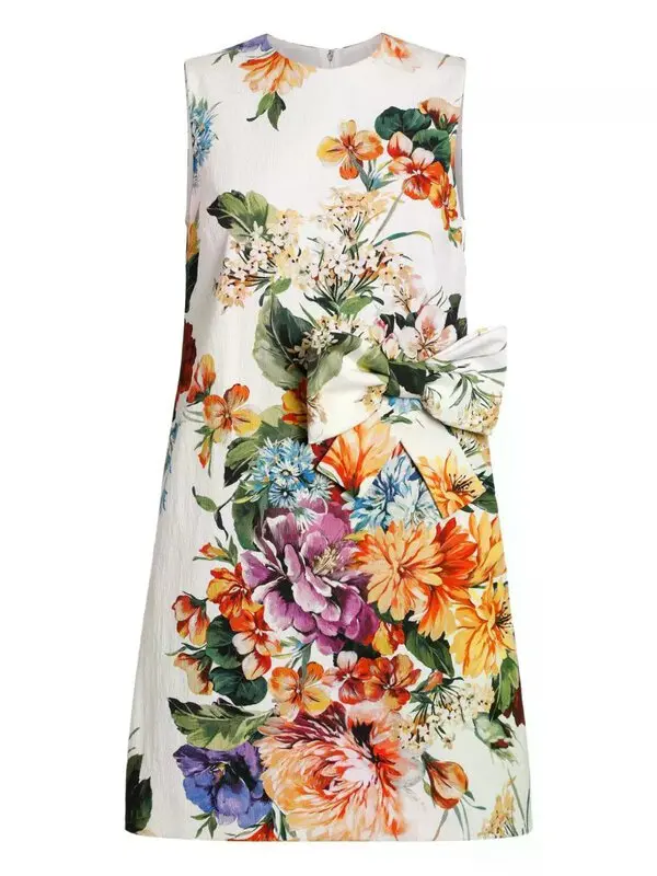 Dolce & Gabbana Floral-print Mini Dress