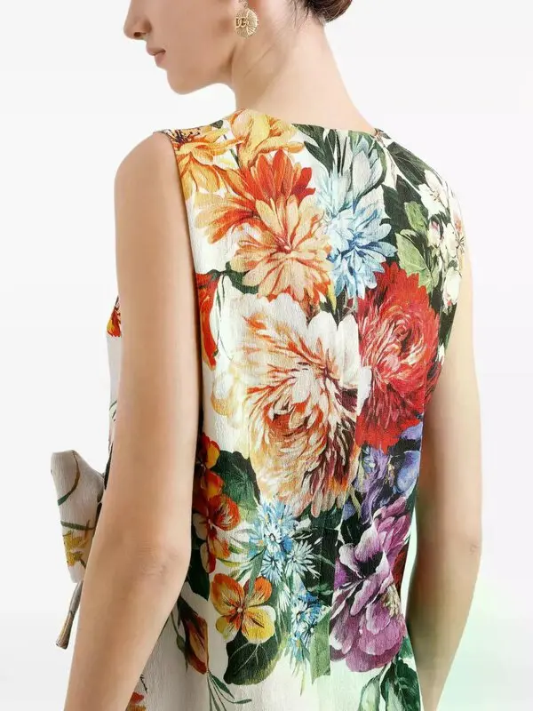 Dolce & Gabbana Floral-print Mini Dress