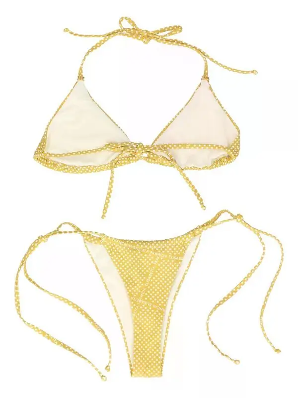Elisabetta Franchi Polka-dot Bikini - Yellow