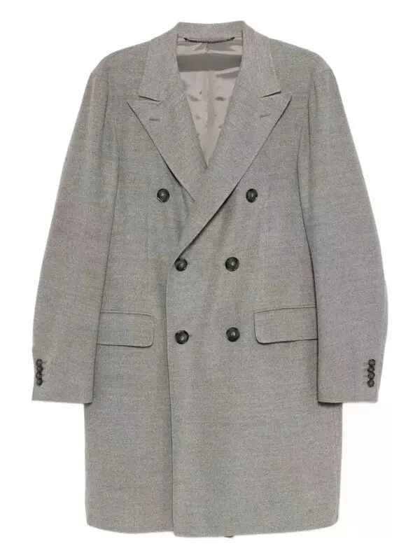 Canali Double-breasted Wool Coat