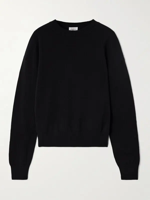 Saint Laurent Cashmere Sweater - Black
