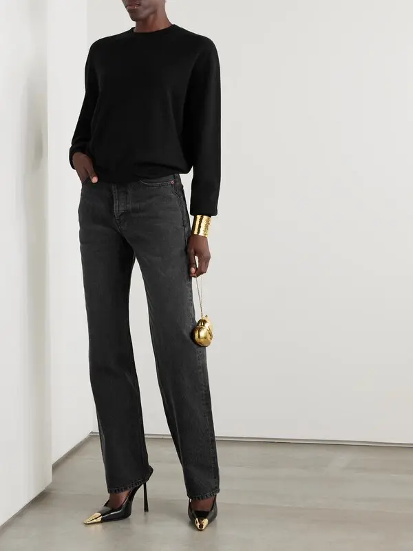 Saint Laurent Cashmere Sweater - Black