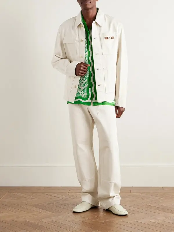 Versace Straight-leg Panelled Jeans