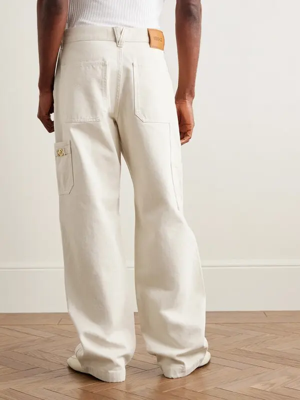 Versace Straight-leg Panelled Jeans
