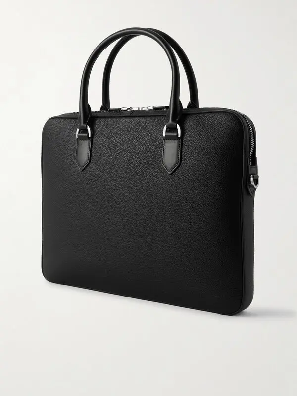TOM FORD Elliot Full-grain Leather Briefcase