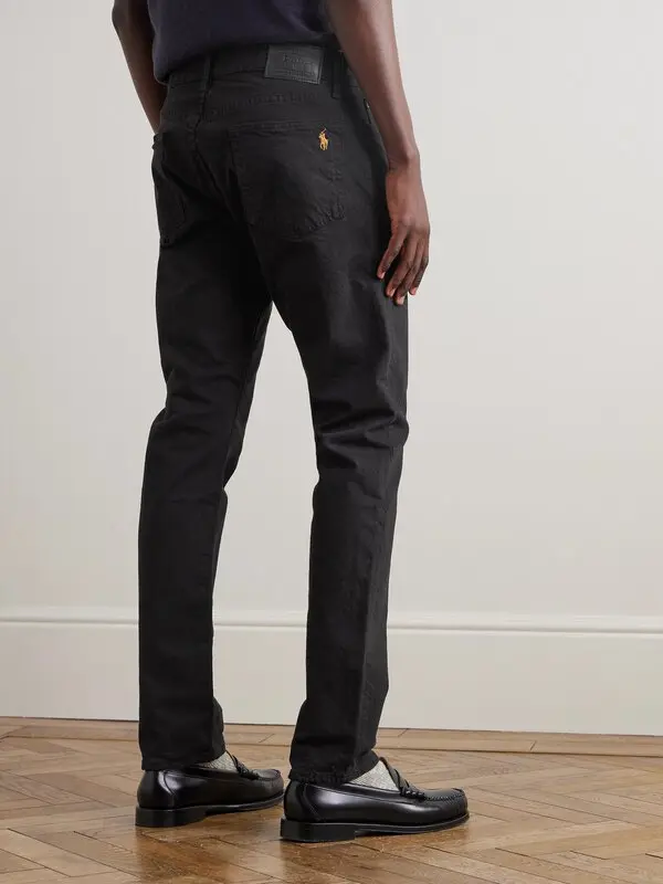 Polo Ralph Lauren Slim-fit Straight-leg Jeans - Black
