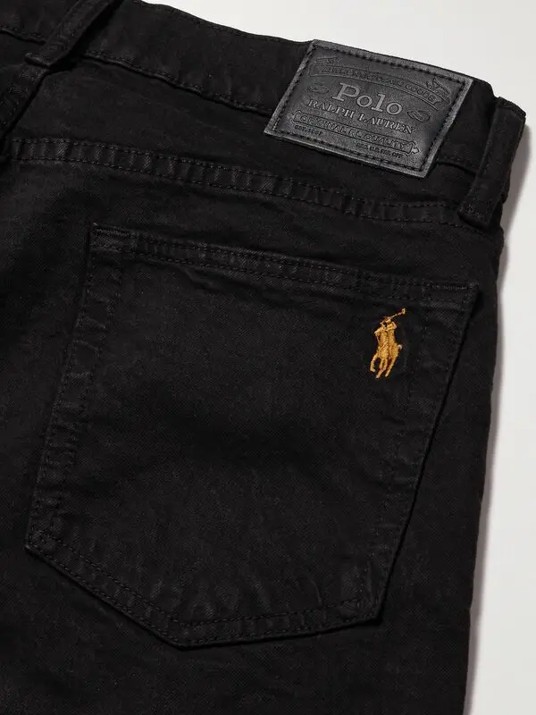 Polo Ralph Lauren Slim-fit Straight-leg Jeans - Black