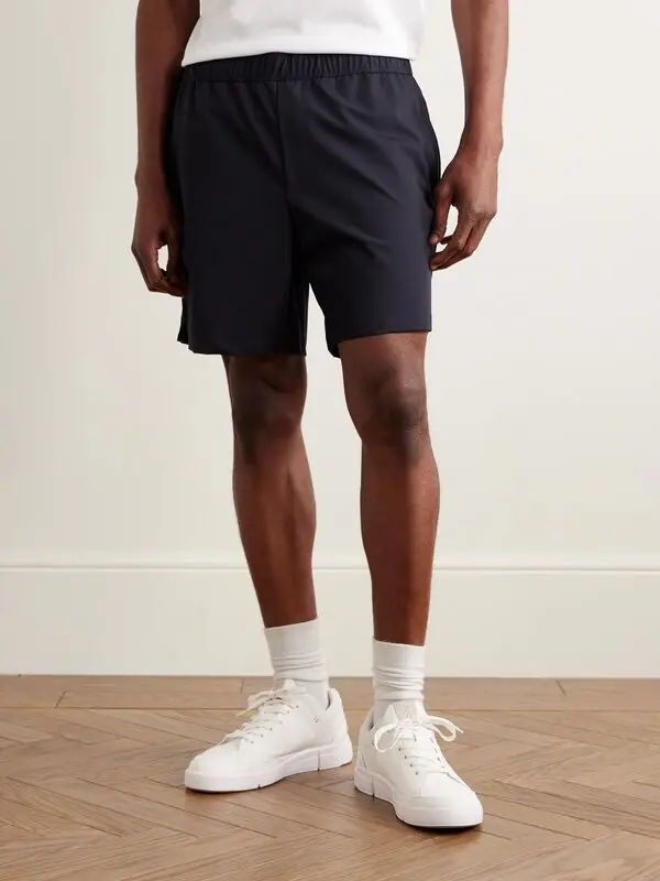 Mr P. Straight-leg Shell Tennis Shorts
