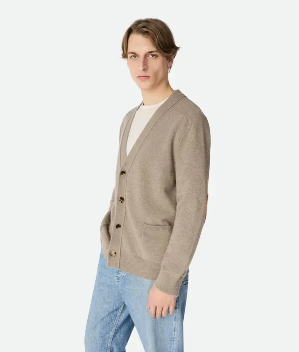 Bottega Veneta Cashmere Cardigan - Beige