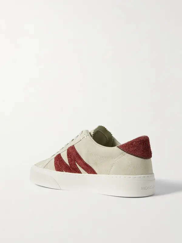 Moncler Monaco 2 Suede Sneakers