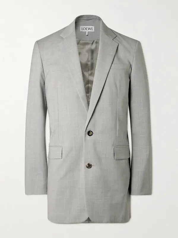 Loewe Wool Blazer - Gray