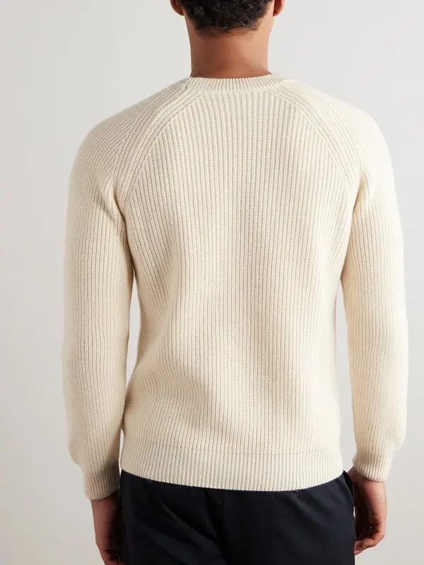 SLOWEAR Ribbed Cashmere Sweater