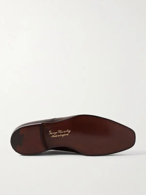 George Cleverley Thomas Cap-toe Leather Monk-strap Shoes