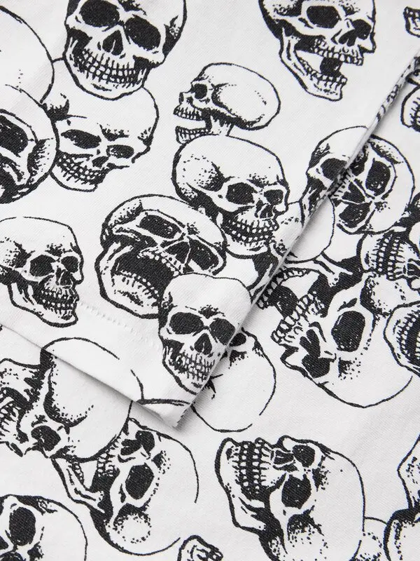 GALLERY DEPT. Skull Printed Cotton-jersey T-shirt