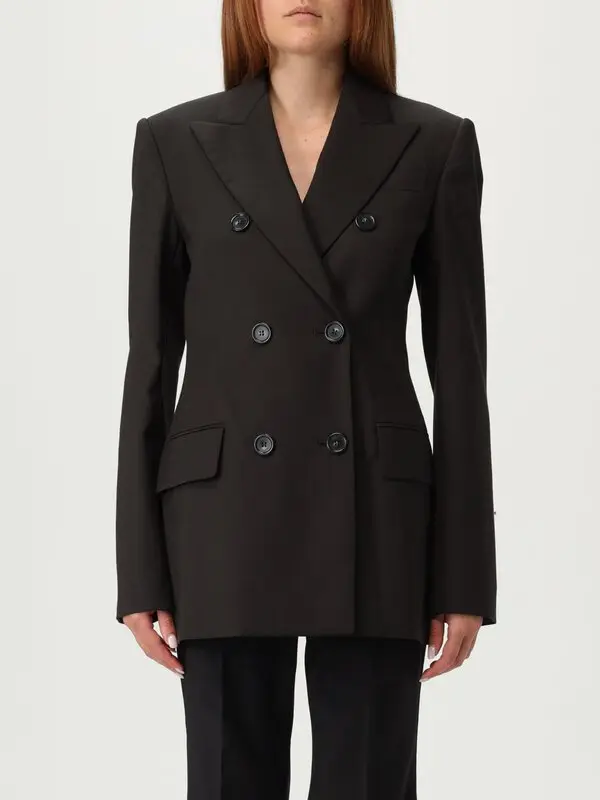 Sportmax Double-breasted Jacket - Brown