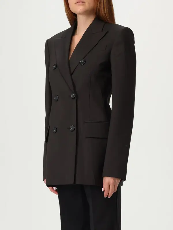 Sportmax Double-breasted Jacket - Brown
