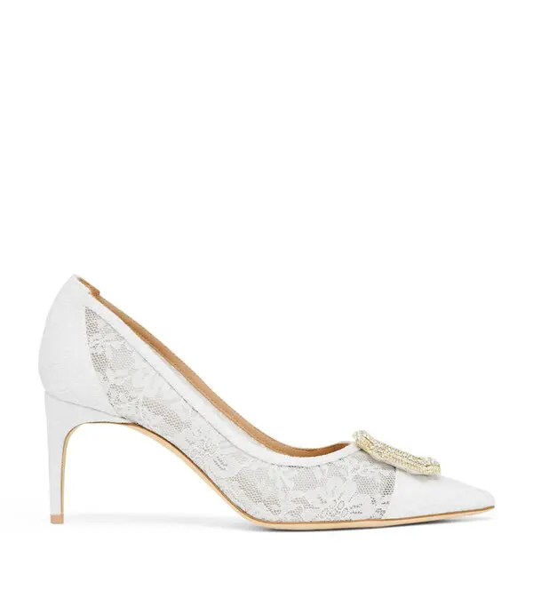 MALONE SOULIERS Lace Monroe Pumps 70