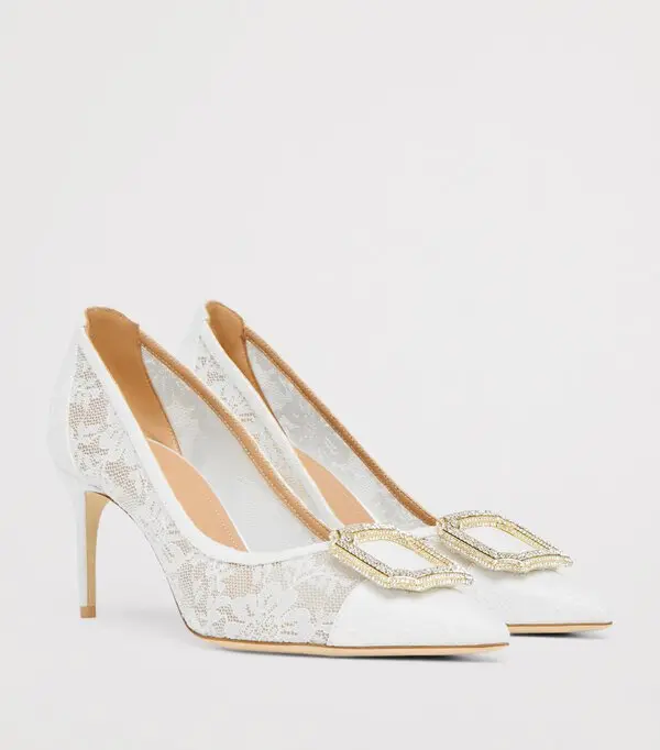 MALONE SOULIERS Lace Monroe Pumps 70