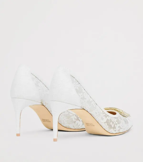 MALONE SOULIERS Lace Monroe Pumps 70