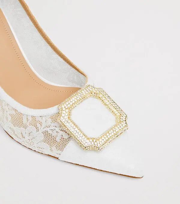 MALONE SOULIERS Lace Monroe Pumps 70