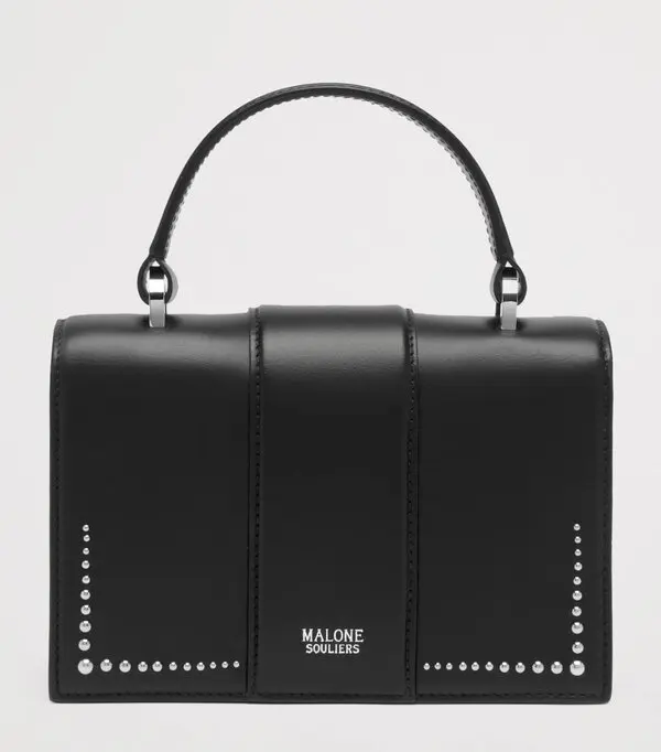 MALONE SOULIERS Mini Leather Audrey Top Handle Bag
