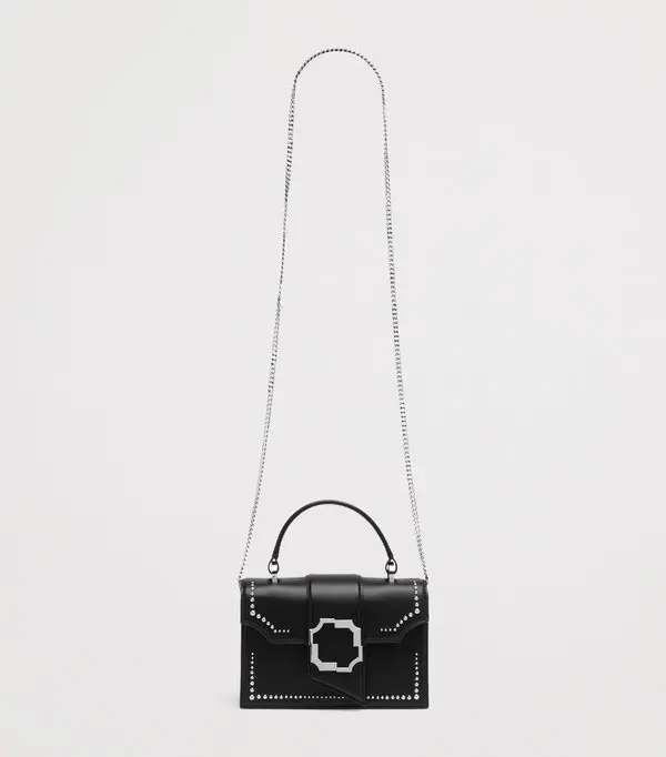 MALONE SOULIERS Mini Leather Audrey Top Handle Bag